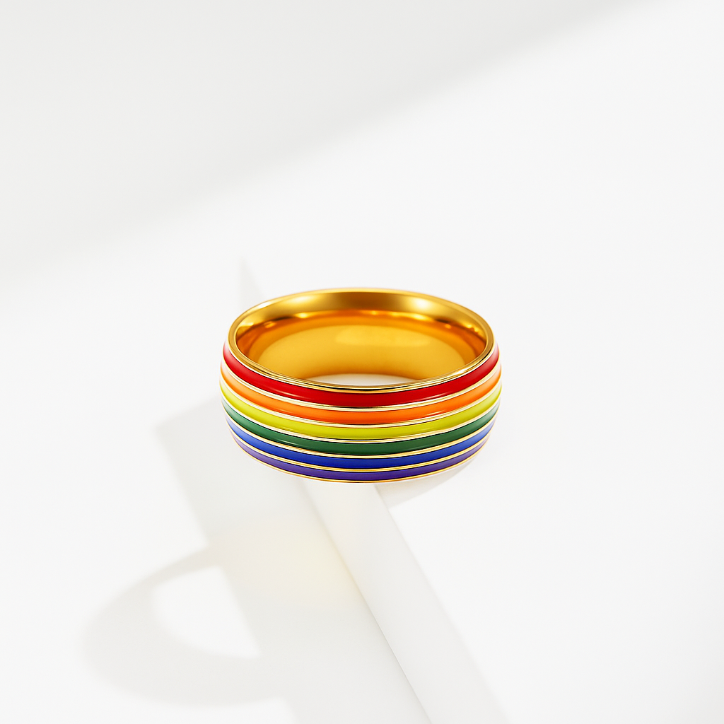 Titanium Rainbow Ring